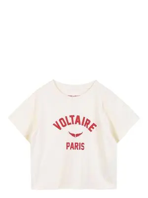 Zadig&Voltaire T-shirt With Logo - Powder