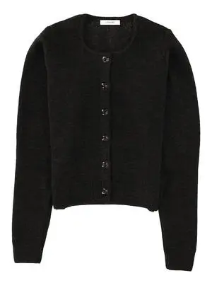 LEMAIRE Wool Blend Cardigan - Brown