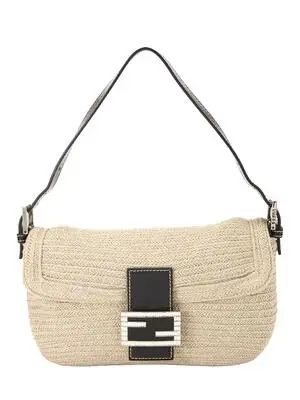 Fendi Woven Baguette - Beige