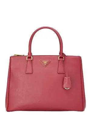 Prada Saffiano Galleria Tote - Red