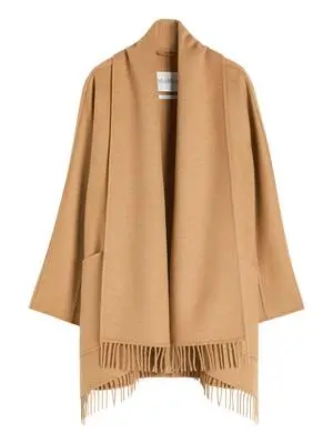 Max Mara Wool Cardigan Coat - Beige