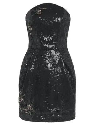 Sabina Bilenko Ivonne Sequin Mini Dress - Black