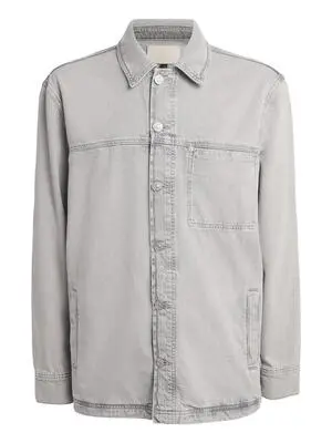 Paige Denim Overshirt - Grey