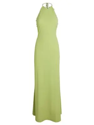 Christopher Esber Embellished Beach Quartz Maxi Dress - Green