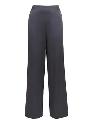 Staud Silk-blend Stroll Trousers - Grey