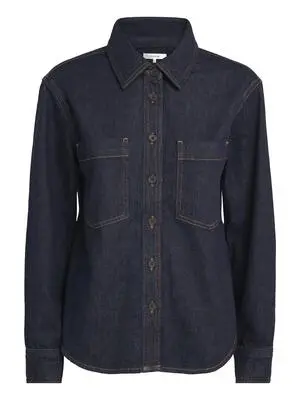 FRAME The Polished Denim Shirt - Blue