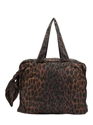 DAMSON MADDER Print Cotton Tote - Leopard