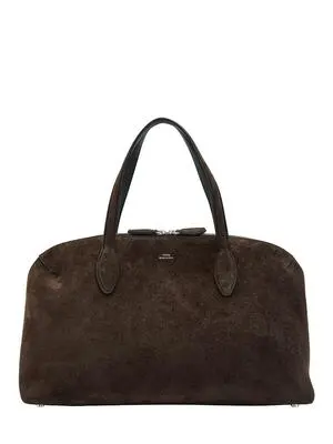TOTEME Day Medium Suede Tote - Brown
