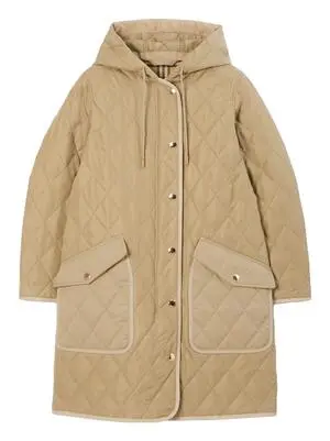 Burberry Quilted Thermoregulated Coat - Archive Beige