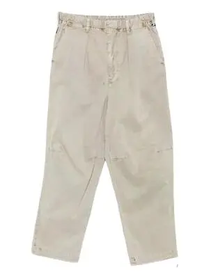 KEELING Drawstring Pleated Trousers - Neutrals