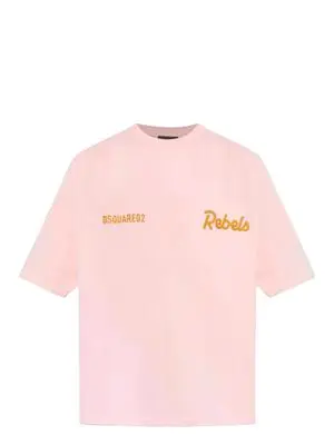 Dsquared2 Logo Graphic T-shirt - Pink