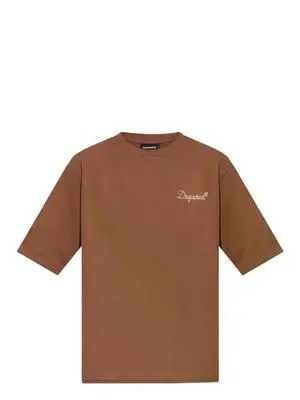 Dsquared2 Embroidered T-shirt - Brown