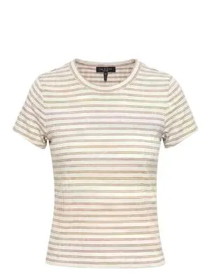 Rag & Bone Luca Striped T-shirt - White