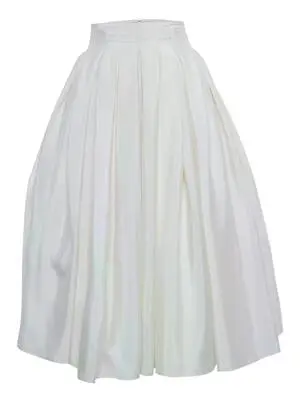 RAMI AL ALI Pleated A-Line Skirt
