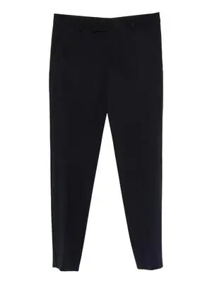 Karl Lagerfeld Textured Straight-leg Trousers - Blue