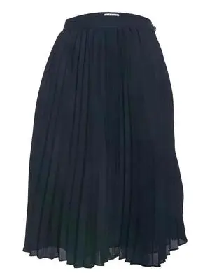 Claudie Pierlot Pleated Midi Skirt - Blue