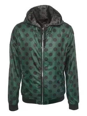 Dolce & Gabbana Polka Dot Reversible Jacket - Green