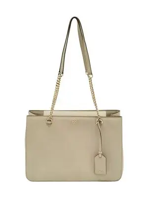 Dkny Bryant Park Leather Tote - Neutrals
