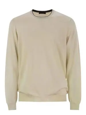 FAY Crew-neck Jumper - Neutrals