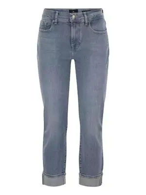 7 For All Mankind Rolled Belt-loop Jeans - Blue