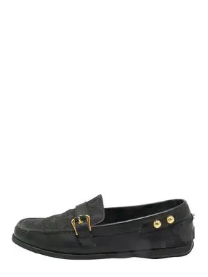LOUIS VUITTON Buckle Loafers - Black