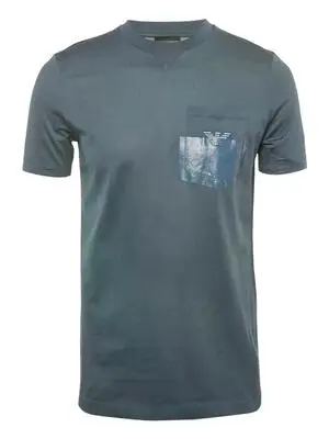 Emporio Armani Pocket Crew-neck T-shirt - Blue