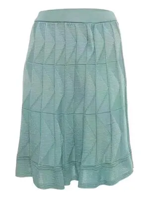 Missoni Knitted Mini Skirt - Blue