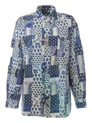 SOULEIADO Patchwork Pocket Shirt