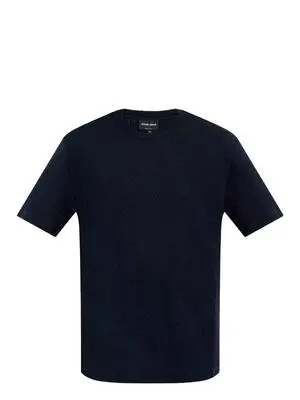 Giorgio Armani Textured T-shirt - Blue