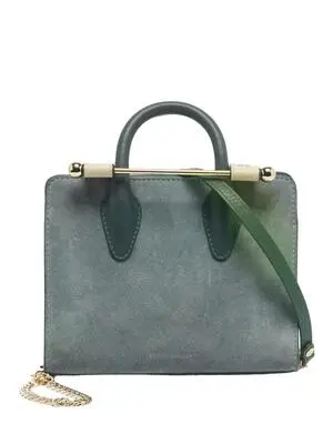 Strathberry Nano Midi Tote Bag - Green