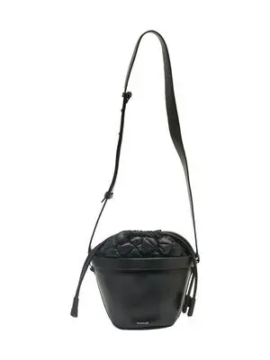 Moncler Leather Bucket Bag - Black