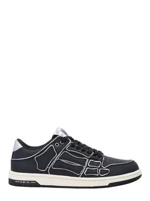 Amiri Skel Top Low Sneakers - Black/silver