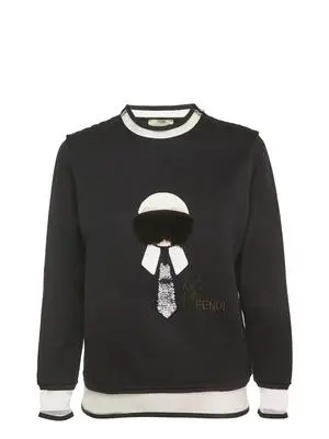 Fendi Karl Loves Sweatshirt - Black