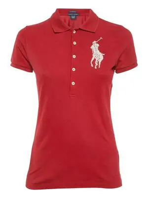 Polo Ralph Lauren Polo Pony-embroidered Polo Shirt - Red