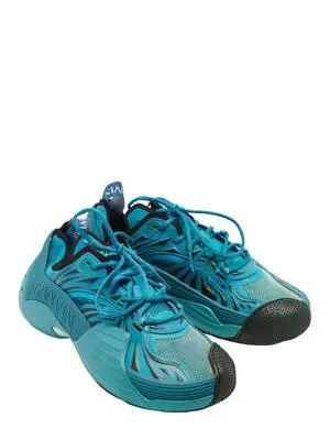 LANVIN Flash Leather Detail Sneakers - Blue