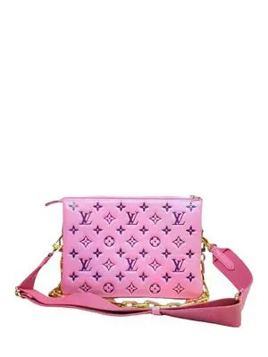 LOUIS VUITTON Pm Monogram-pattern Leather Shoulder Bag - Pink