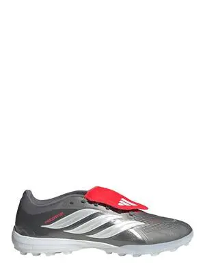 Adidas Predator Pro Fold-over Tongue Tf Finishers Steel Pack - Iron Metallic/zero Metalic/lucid Red