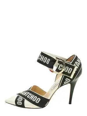 JIMMY CHOO Pointed-toe Strap Pumps - White