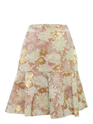 N°21 Floral-Detail Mini Skirt