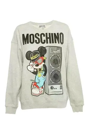 Moschino X Hm X Disney Mickey Top - Grey
