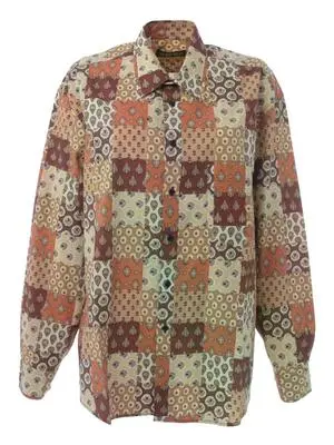 SOULEIADO Patchwork Floral Shirt