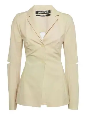 Jacquemus Le Splash Cut-out Blazer - Neutrals