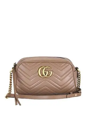 FWRD RENEW Gucci Gg Marmont Shoulder Bag - Dusty Rose