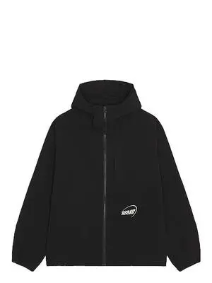 BOILER ROOM Packable Windbreaker - Black