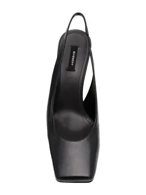Givenchy Tape 65 Leather Slingback Pumps - Black