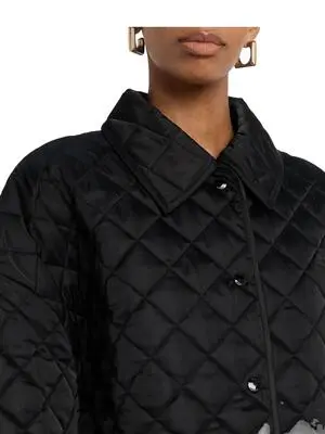 TOTEME Collared Quilted Jacket - Black