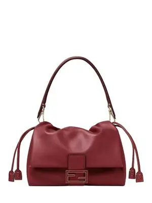 Fendi Mamma Baguette Medium Leather - Red