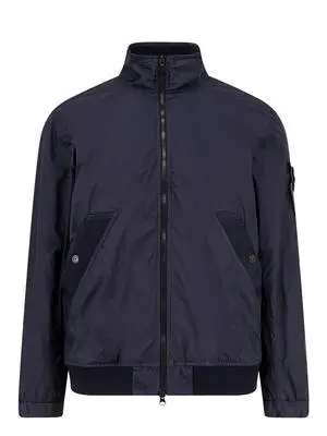 Stone Island Garment Dyed Crinkle Reps Ny Jacket - Blue