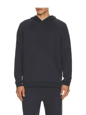 Barefoot Dreams Waffle Thermal Hoodie - Navy