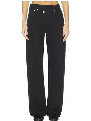 AGOLDE AGOLDE Arc Criss Cross Jeans Black